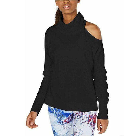 Calvin Klein | Tops | Calvin Klein Performance Mockneck Coldshoulder ...